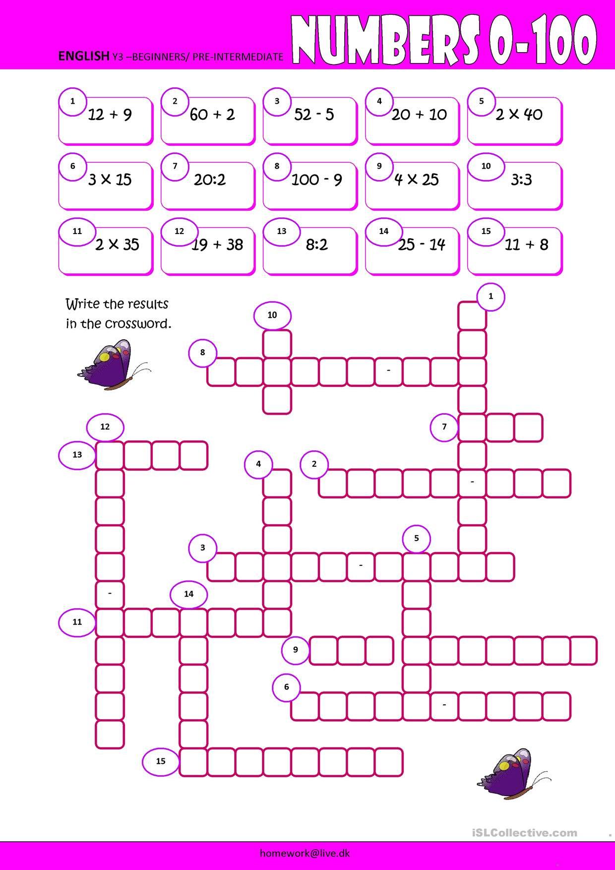 Numbers Crossword Stories To Read Hellokids