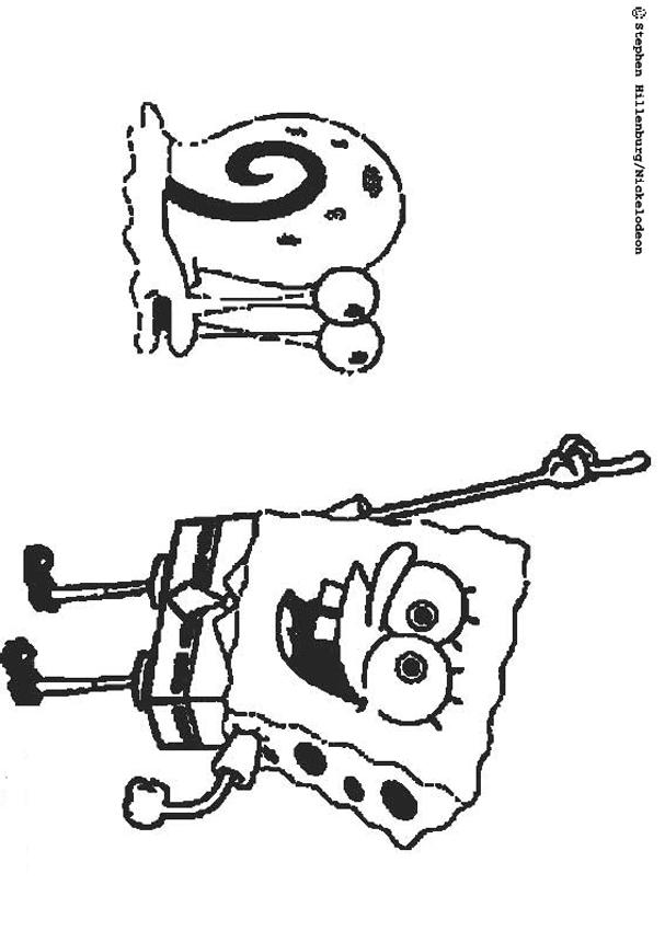 SPONGEBOB SCHWAMMKOPF zum Ausmalen - Ausmalbilder - Ausmalbilder ...