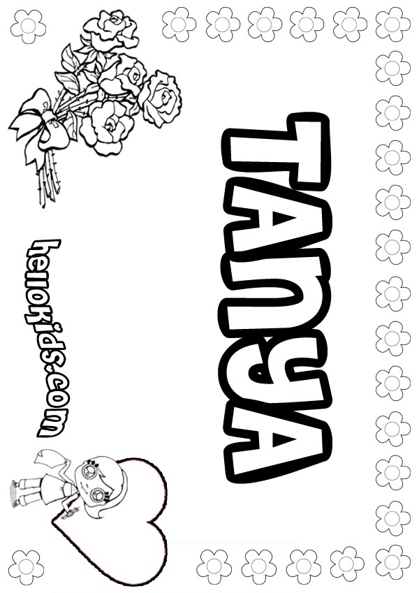 The Name Tucker Coloring Pages Coloring Pages