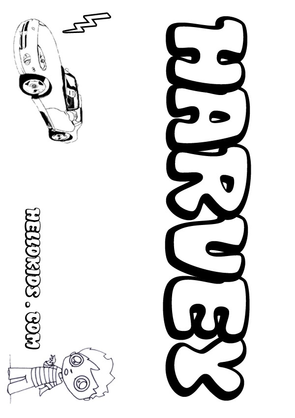 Harvey coloring pages - Hellokids.com