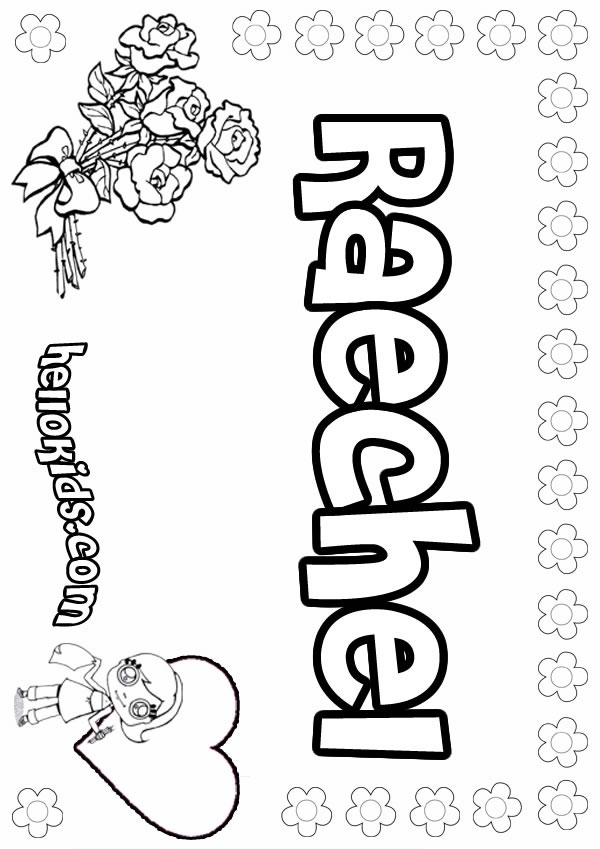 Raechel coloring pages - Hellokids.com
