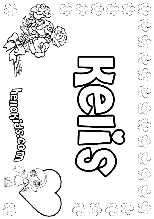 Katelyn Coloring Pages Of Girls Names Coloring Pages