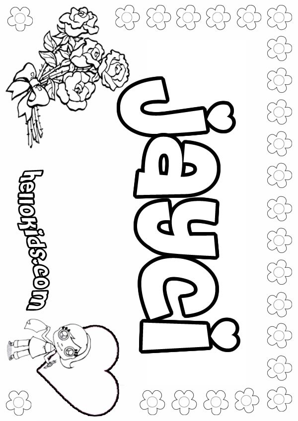 Jayden Name Coloring Pages Coloring Coloring Pages