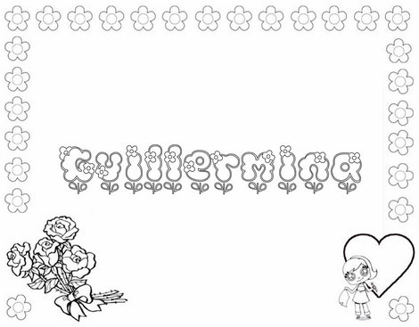 Gabriella Name Coloring Pages Coloring Pages
