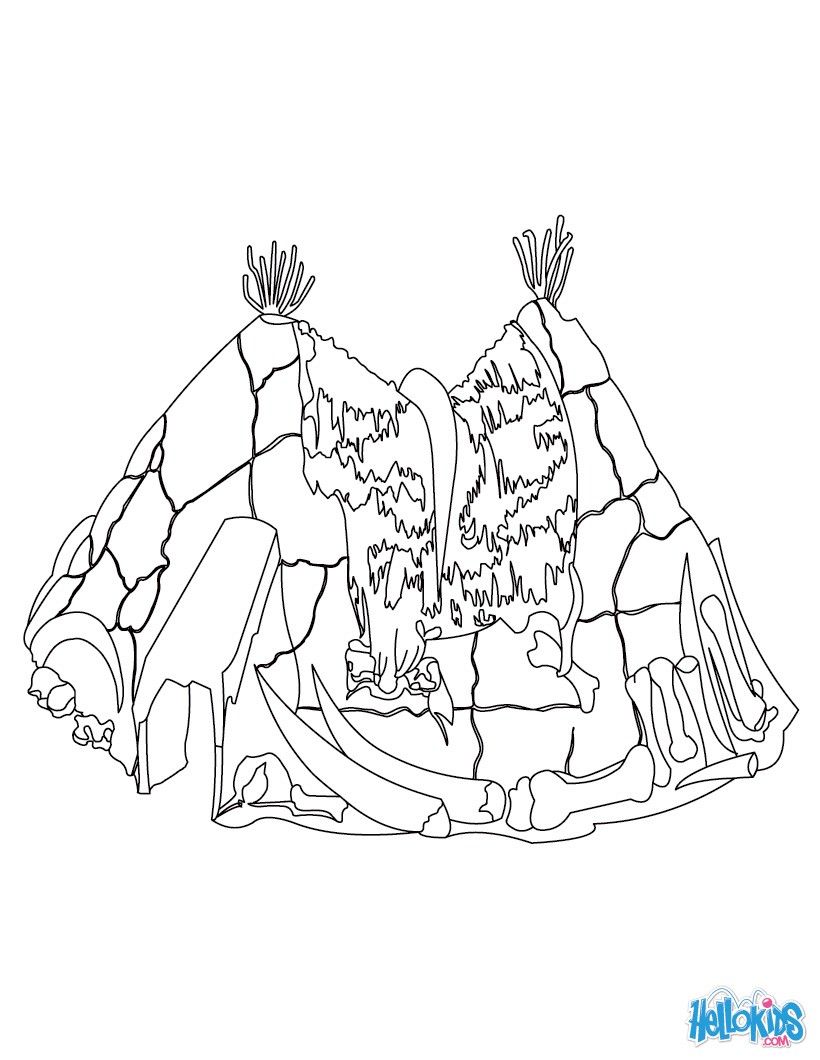 Homo sapiens housing coloring pages - Hellokids.com