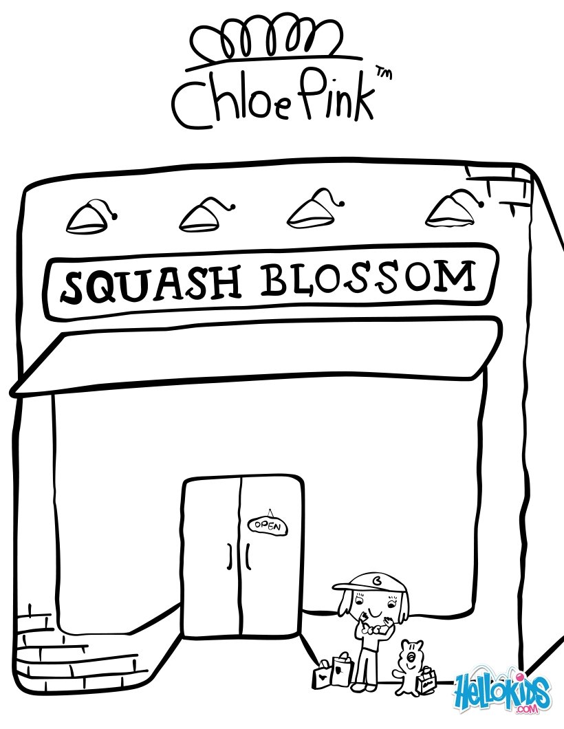 Butternut Squash Coloring Sketch Coloring Page