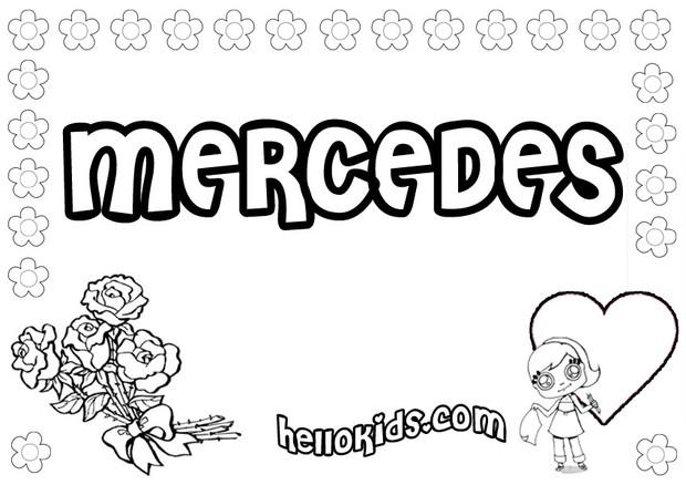 Mercedes coloring pages - Hellokids.com