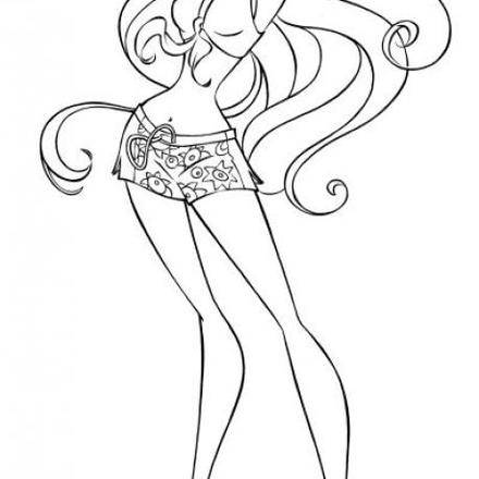 STELLA coloring pages - 10 online toy dolls printables for girls