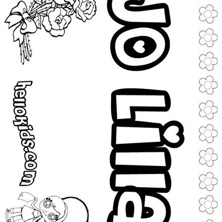 Joe Name Coloring Pages Printable