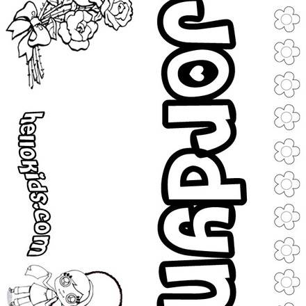 Jordyn Coloring Page Coloring Pages