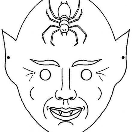 Printable Halloween masks - Halloween monster masks for kids