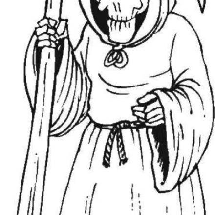 SKELETON coloring pages - 14 printables to color online for Halloween