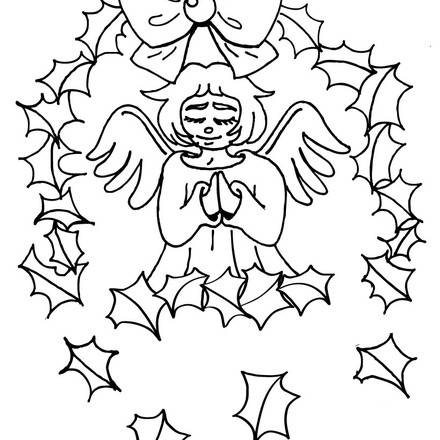 CHRISTMAS ANGELS coloring pages - 17 Xmas online coloring books and ...