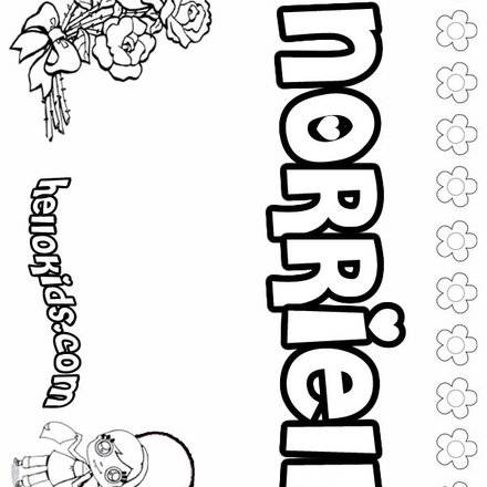N names for girls coloring posters - 0 printables to create your name ...