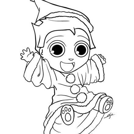 SANTA'S HELPERS coloring pages - 48 printables to color online for ...