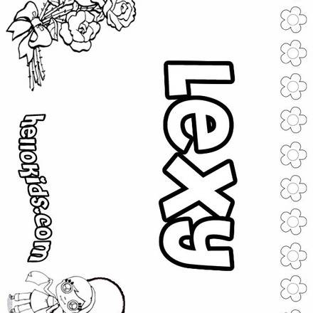 Girl names start with L coloring posters - 0 printables to create your ...