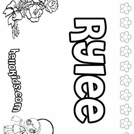 R names for girls coloring posters - 0 printables to create your name ...