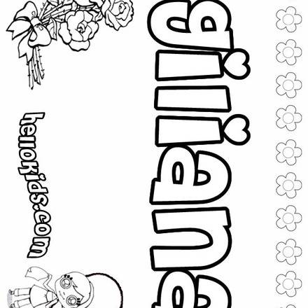 Gabriella Name Coloring Pages Coloring Pages