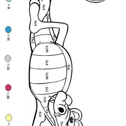 ANIMALS Color by Number coloring pages - Coloring pages - Printable ...