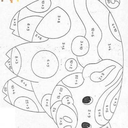 ANIMALS Color by Number coloring pages - Coloring pages - Printable ...