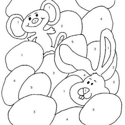 ANIMALS Color by Number coloring pages - Coloring pages - Printable ...