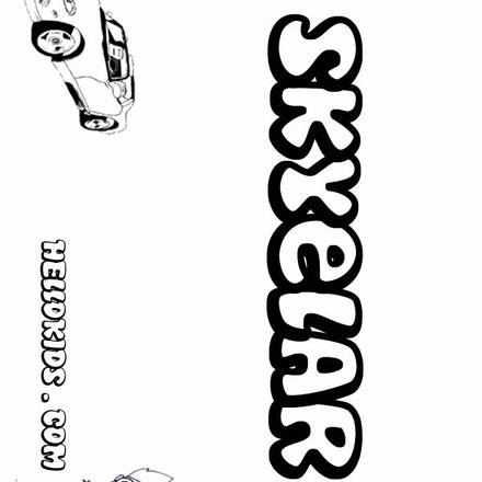 Boys names starting with R or S coloring posters - 0 printables to ...