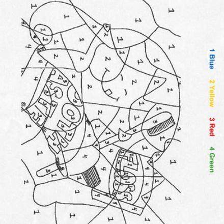 CHARACTERS Color by Number coloring pages - Coloring pages - Printable ...