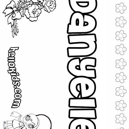 D names for GIRLS free coloring sheets - 0 printables to create your ...
