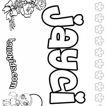 J names for girls coloring pages - 0 printables to create your name poster
