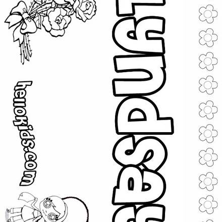 Leah Name Coloring Page Coloring Pages