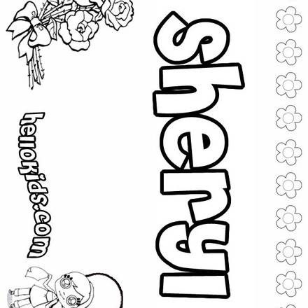 S girls names coloring posters - 0 printables to create your name ...