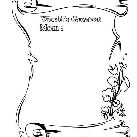 MOTHER'S DAY coloring pages - 37 free printables to color online for Mom