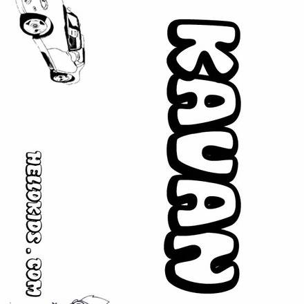 Boys names starting with K or L coloring posters - 0 printables to ...