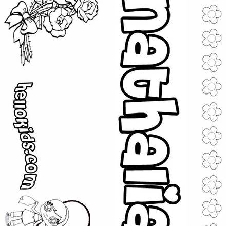 N names for girls coloring posters - 0 printables to create your name ...