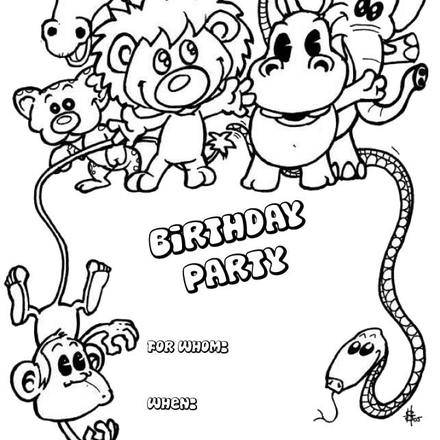 Birthday coloring pages - Hellokids.com