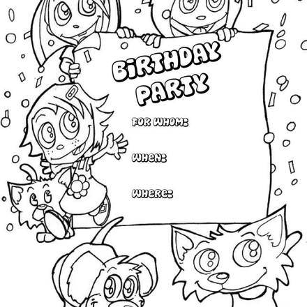 BIRTHDAY CARDS coloring pages - Coloring pages - Printable Coloring ...