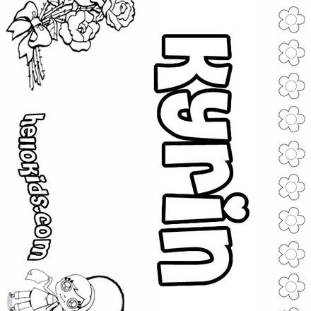 K names for girls coloring posters - 0 printables to create your name ...