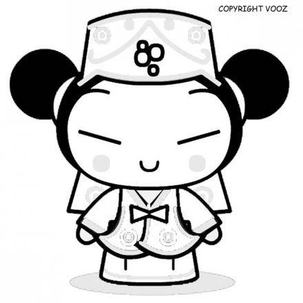 PUCCA coloring pages - 12 free printables of cartoon characters to ...