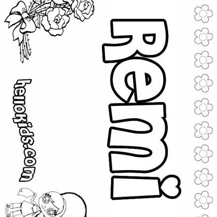 R names for girls coloring posters - 0 printables to create your name ...