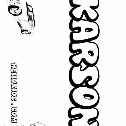 Boys names starting with K or L coloring posters - 0 printables to ...