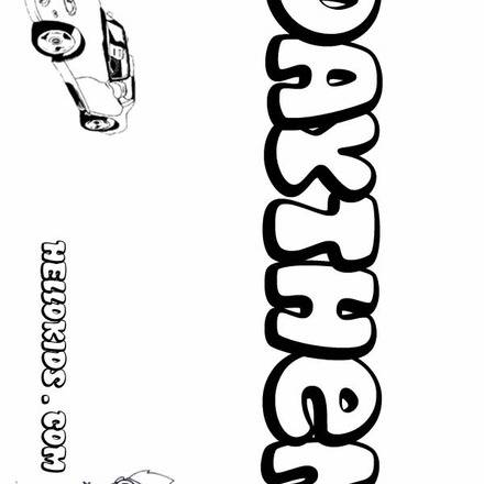 D names for Boys coloring book - 0 printables to create your name poster