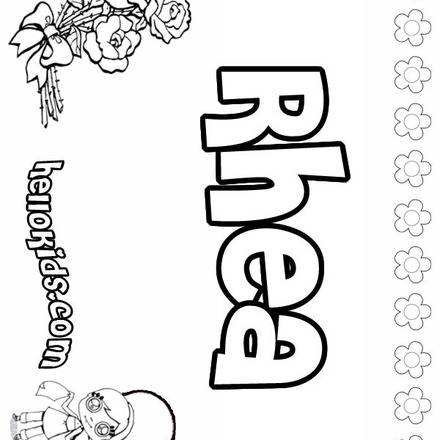 Name Rachel Coloring Pages Coloring Pages
