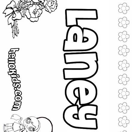 Girl names start with L coloring posters - 0 printables to create your ...