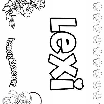 Girl names start with L coloring posters - 0 printables to create your ...