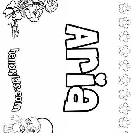 A names for girls coloring sheets - 0 printables to create your name poster