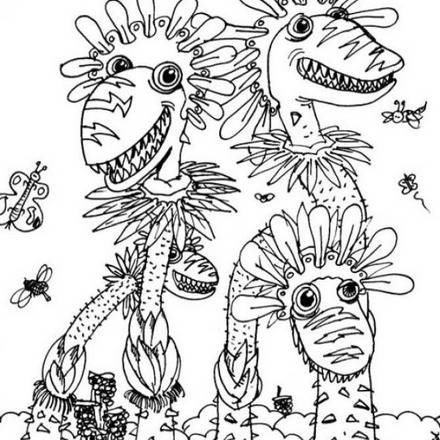 HALLOWEEN MONSTERS coloring pages - 51 creatures to color for Halloween