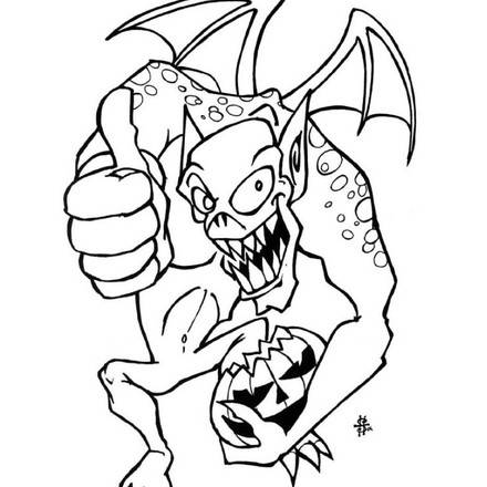 HALLOWEEN MONSTERS coloring pages - 51 creatures to color for Halloween