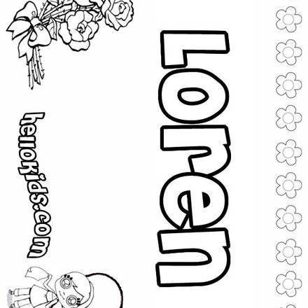 Girl names start with L coloring posters - 0 printables to create your ...