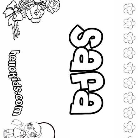 S girls names coloring posters - 0 printables to create your name ...