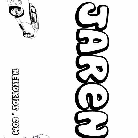 I and J boys names coloring book - 0 printables to create your name poster